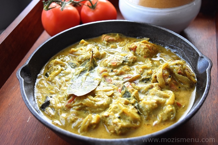 Kerala Fish (Meen) Molee / Moilee - Kerala Style Fish Stew - Mozis Menu